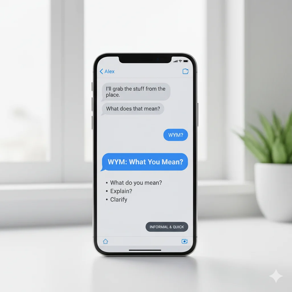 “WYM Mean in Text: The Hidden Truth You Didn’t Know”